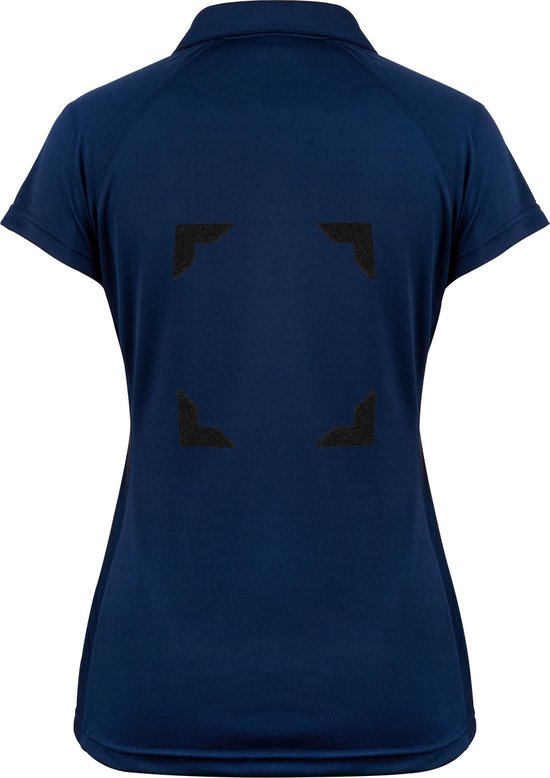 Gilbert Netball Eclipse Hook and Loop Shirt Wmn - W 10 - Donker Navy | bol