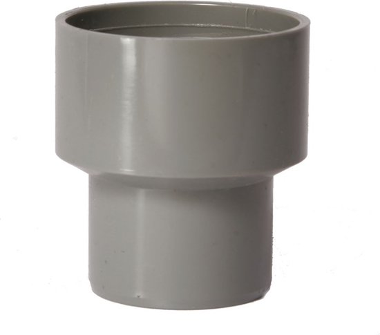 PVC-Metaal Overgangsstuk 40 x 44 mm grijs | bol.com