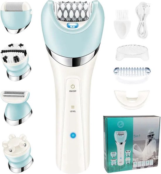 Epileerapparaat Dames - Epilator Gezicht- Lichaam En Gezicht- Draadloos ...