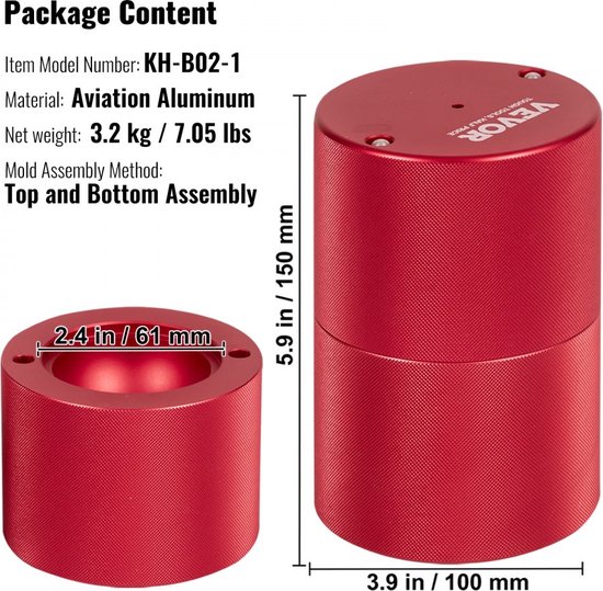 IJsblokjesvormen Set 60 mm - Aluminium IJsbak - Whisky & Cocktails | bol