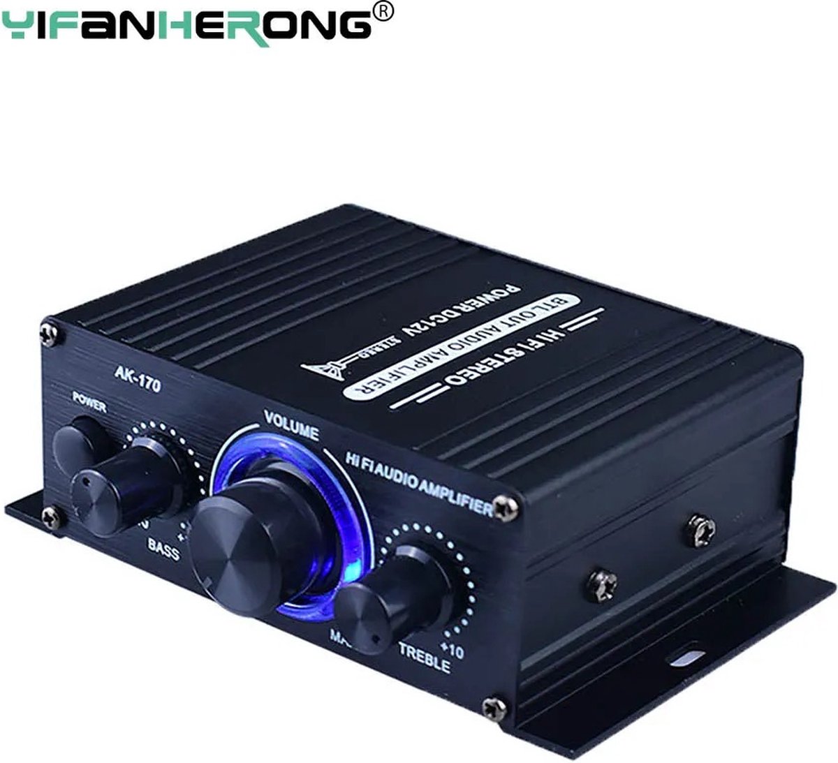 Mini Versterker - 2X 200W - Hi Fi Audio Amplifier - Voor Home Cinema ...
