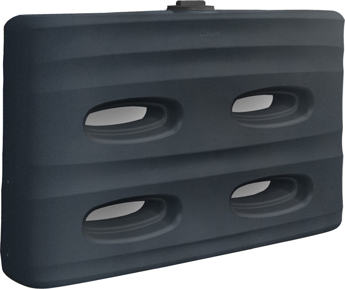 Regenton 850 liter Antraciet - Muurtank - Modern - Mega Water Opslag | bol