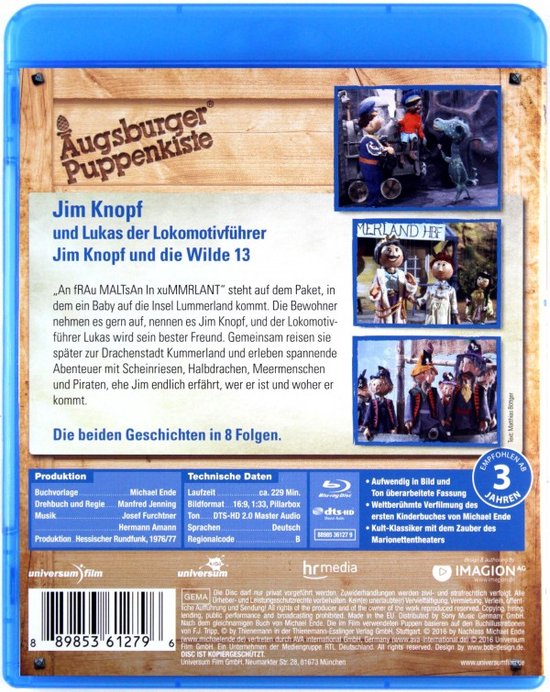 Jim Button and Luke the Engine Driver (Kuba Guzik) [Blu-Ray ...