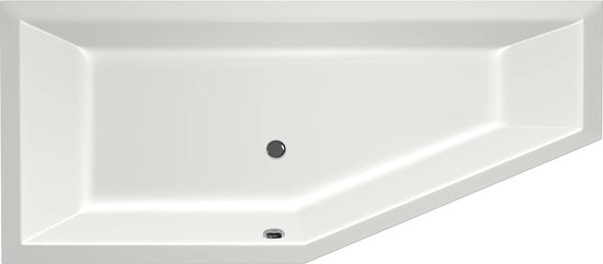 Xenz Society Compact inbouw hoekbad met ligzijde en hoek links 170x75cm ...
