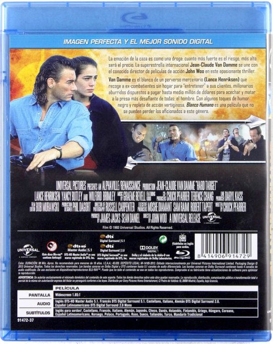 Hard Target [Blu-Ray] (Blu-ray), Lance Henriksen | Dvd's | bol