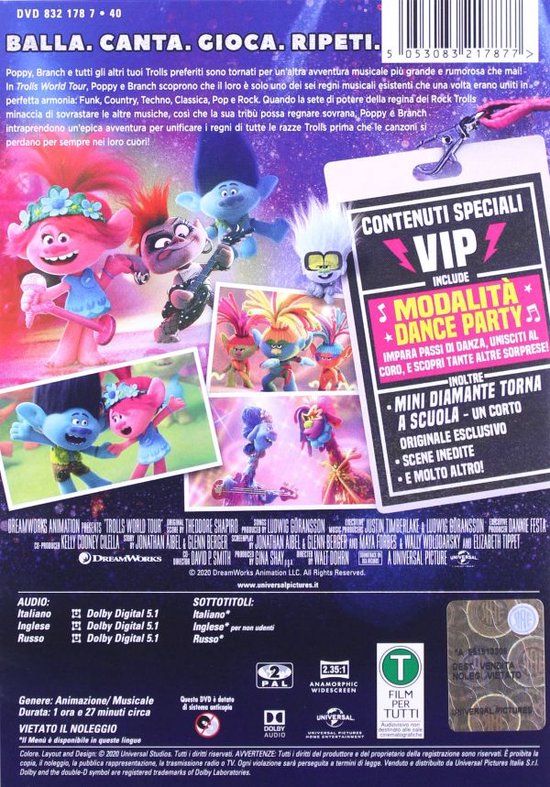 Trolls World Tour [DVD] (Dvd), Rachel Bloom | Dvd's | bol