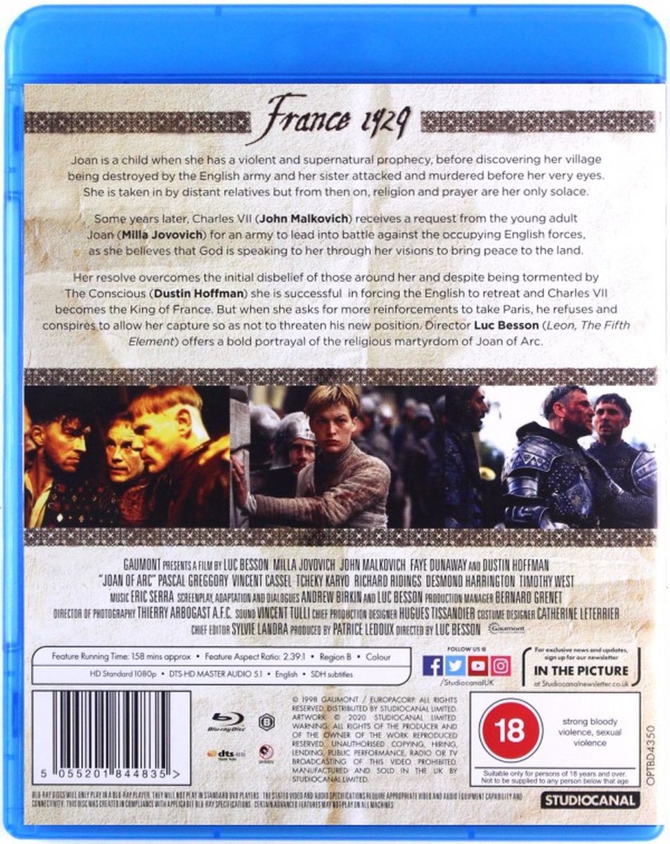 Joan Of Arc (Blu-ray), Rab Affleck | Dvd's | bol.com