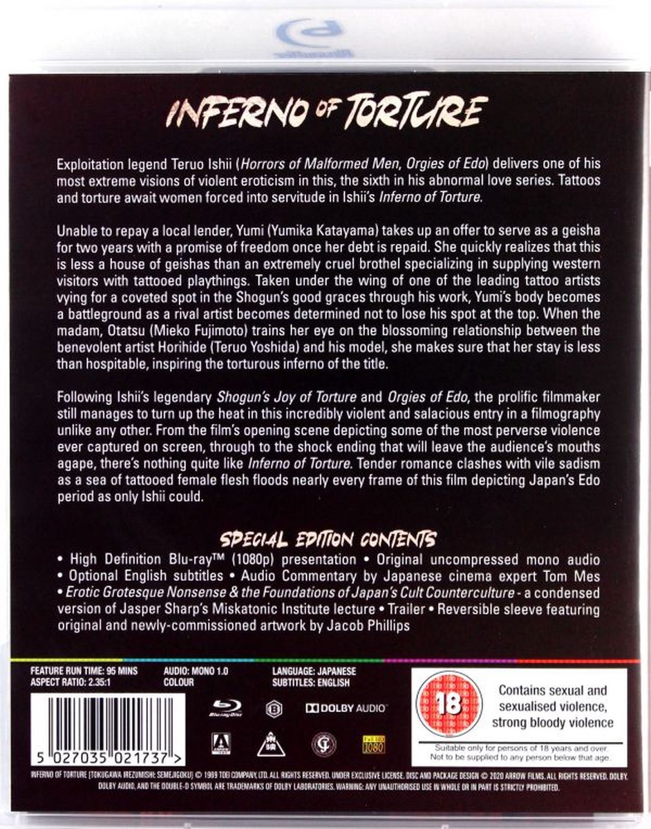 Inferno Of Torture (Blu-ray), Teruo Yoshida | Dvd's | bol