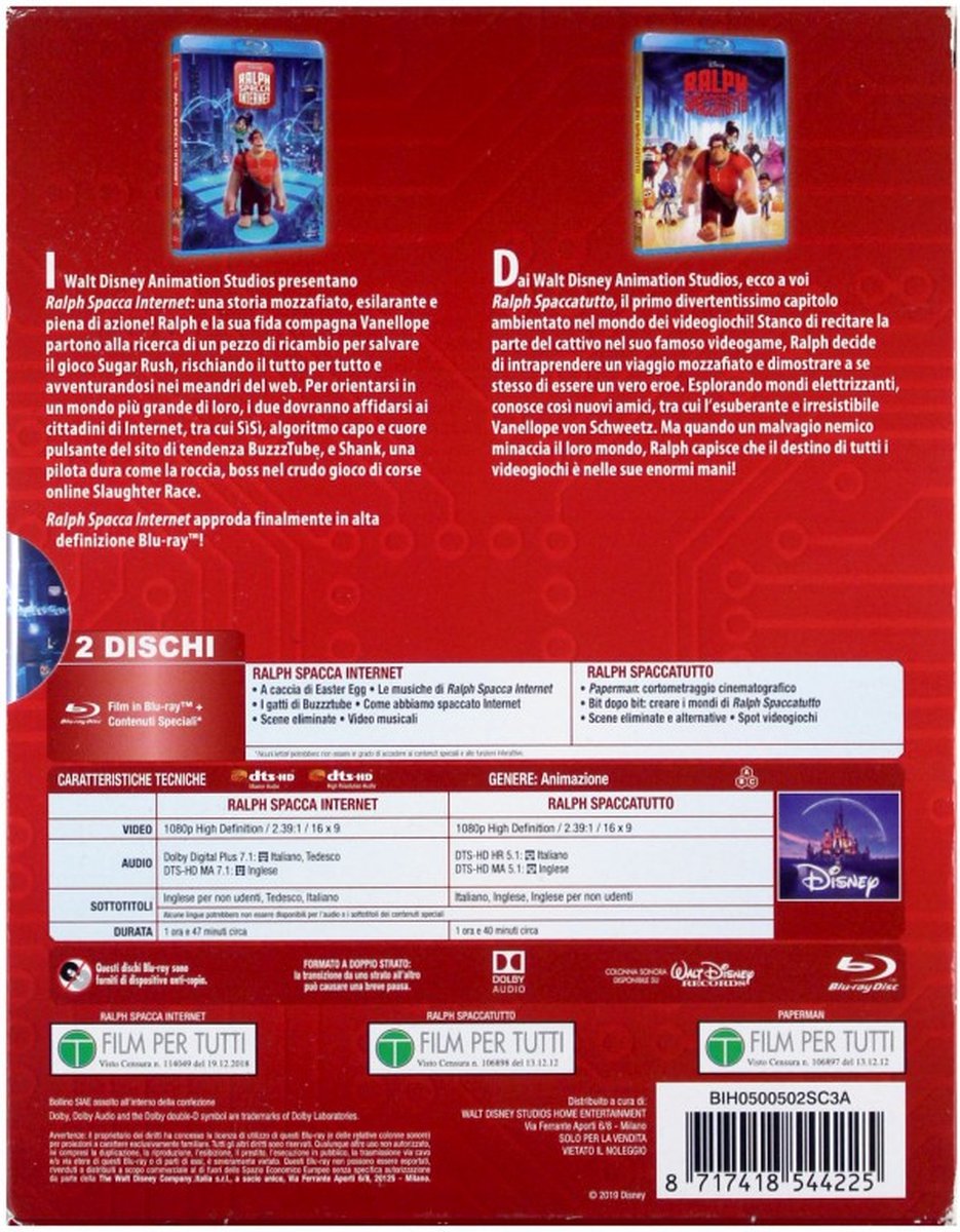 Wreck-It Ralph [2xBlu-Ray] (Blu-ray), Sarah Silverman | Dvd's | bol