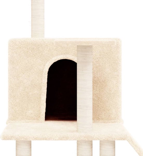 The Living Store Kattenmeubel - Alles-in-Ã©Ã©n - 78 x 47 x 109 cm ...