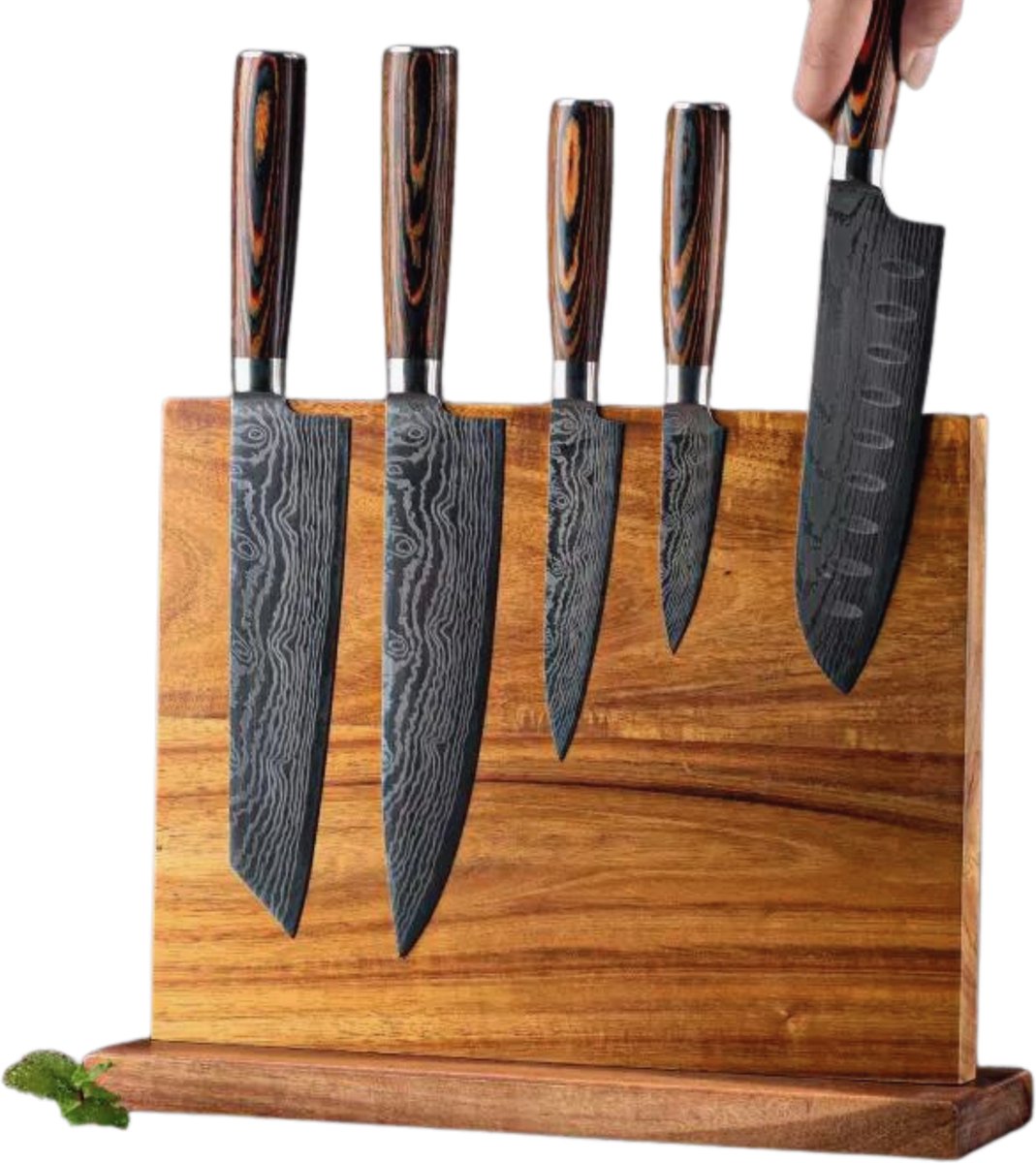 Pazzo Goods - Messenhouder - Hout - Messenblok - Magneet ...