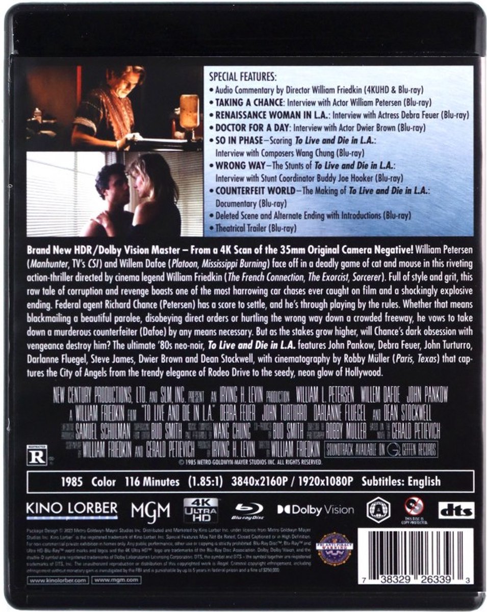 To Live and Die in L.A. [Blu-Ray 4K]+[Blu-Ray], Cherise Bates | Dvd's | bol