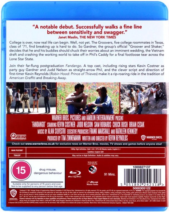 Fandango [Blu-Ray] (Blu-ray), Sam Robards | Dvd's | bol