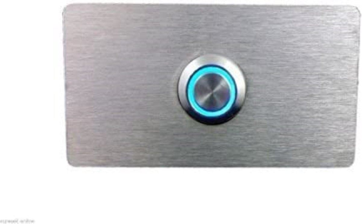 TronicXL Design LED belplaat, V2A rvs, top geschenk voor verhuizingen ...