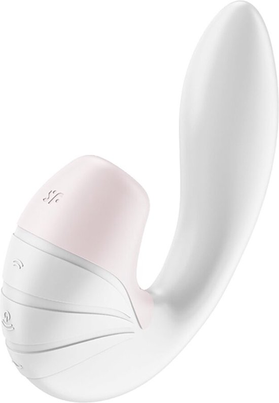 Satisfyer - Supernova Insertable Double Air Pulse Vibrator White | bol