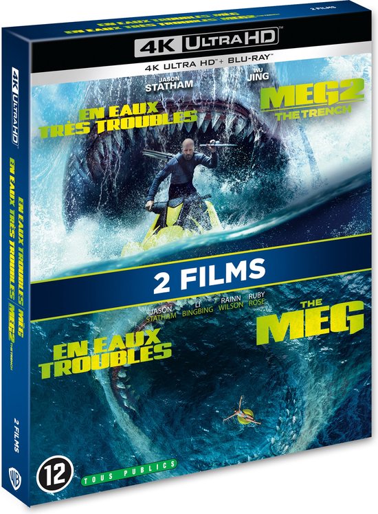 The Meg 1 - 2 (4K Ultra HD Blu-ray), Cliff Curtis | Dvd's | bol