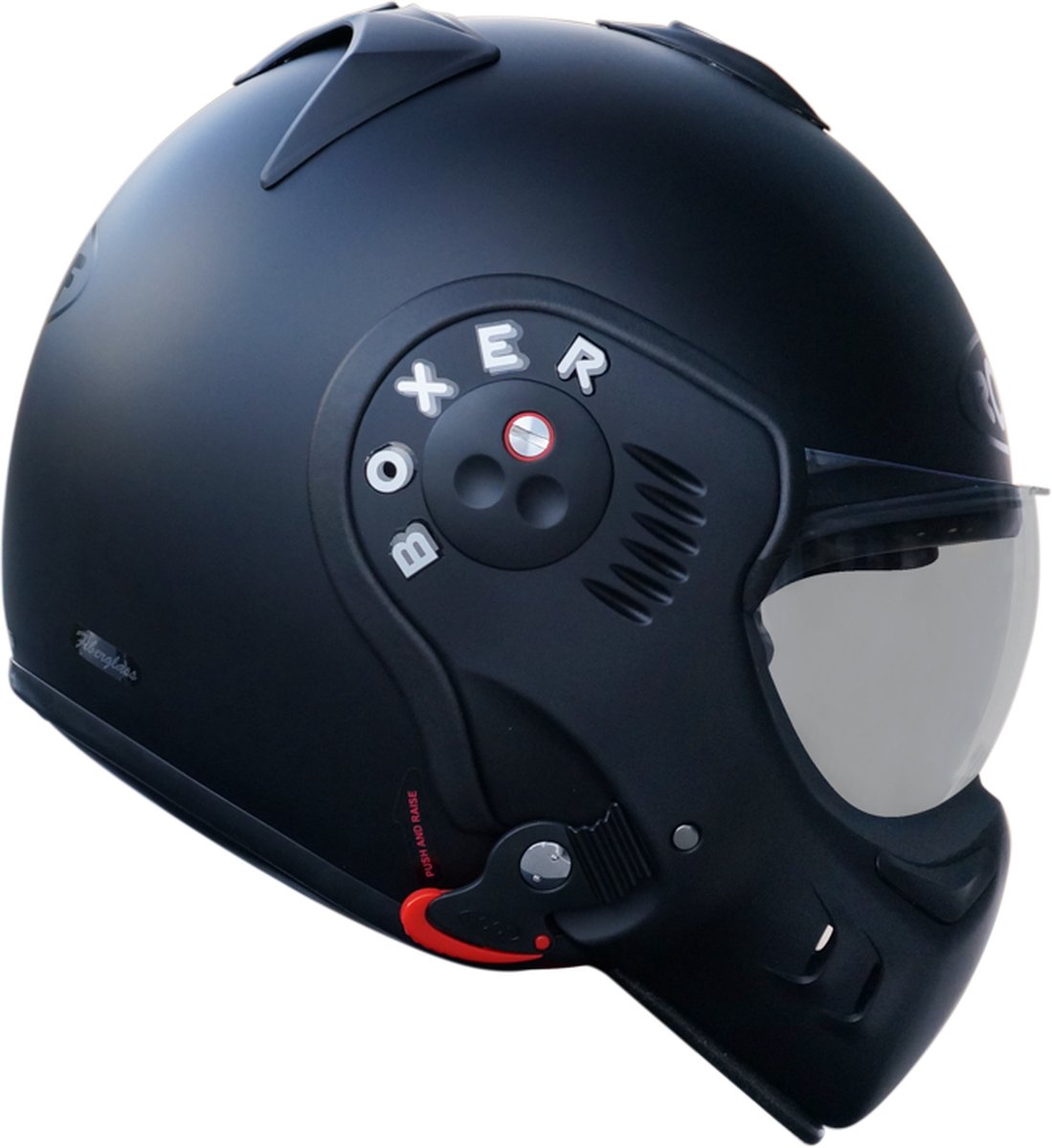 Helm Roof Boxer V8S Mat Zwart S | bol
