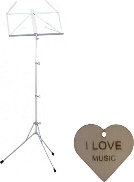 Lessenaar - Bladstandaard - Opvouwbaar - Met Specter Sleutelhanger | bol