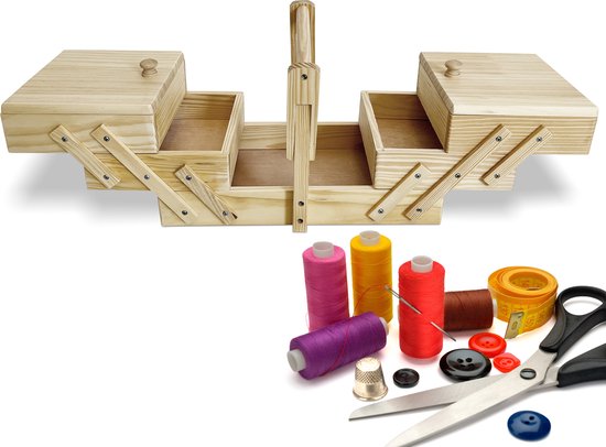 Quality Goods Naaidoos - Naaidoos Opbergbox - 6.5 Liter - 5 Vakken ...