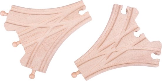 BigJigs Drie wegen splitsing - set van 2 | bol.com