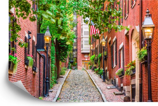 Fotobehang Steegje Stad | bol