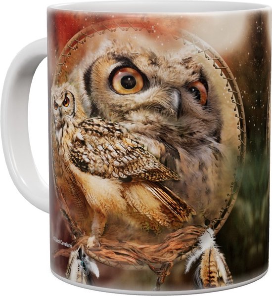 Uil Owl Shield - Mok 440 ml | bol