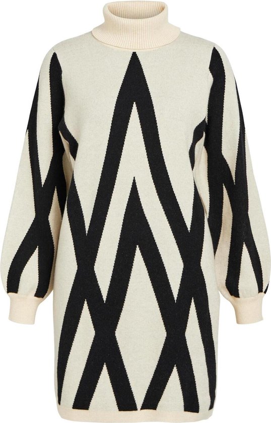 Object Objray L/s Knit Rollneck Dress Jurken Dames - Kleedje - Rok ...