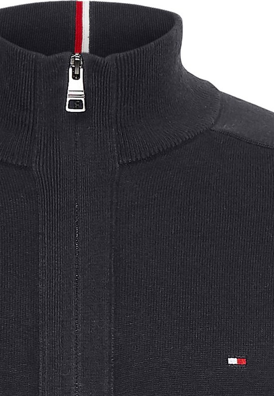 Tommy Hilfiger vest met logo antraciet - 48 | bol.com