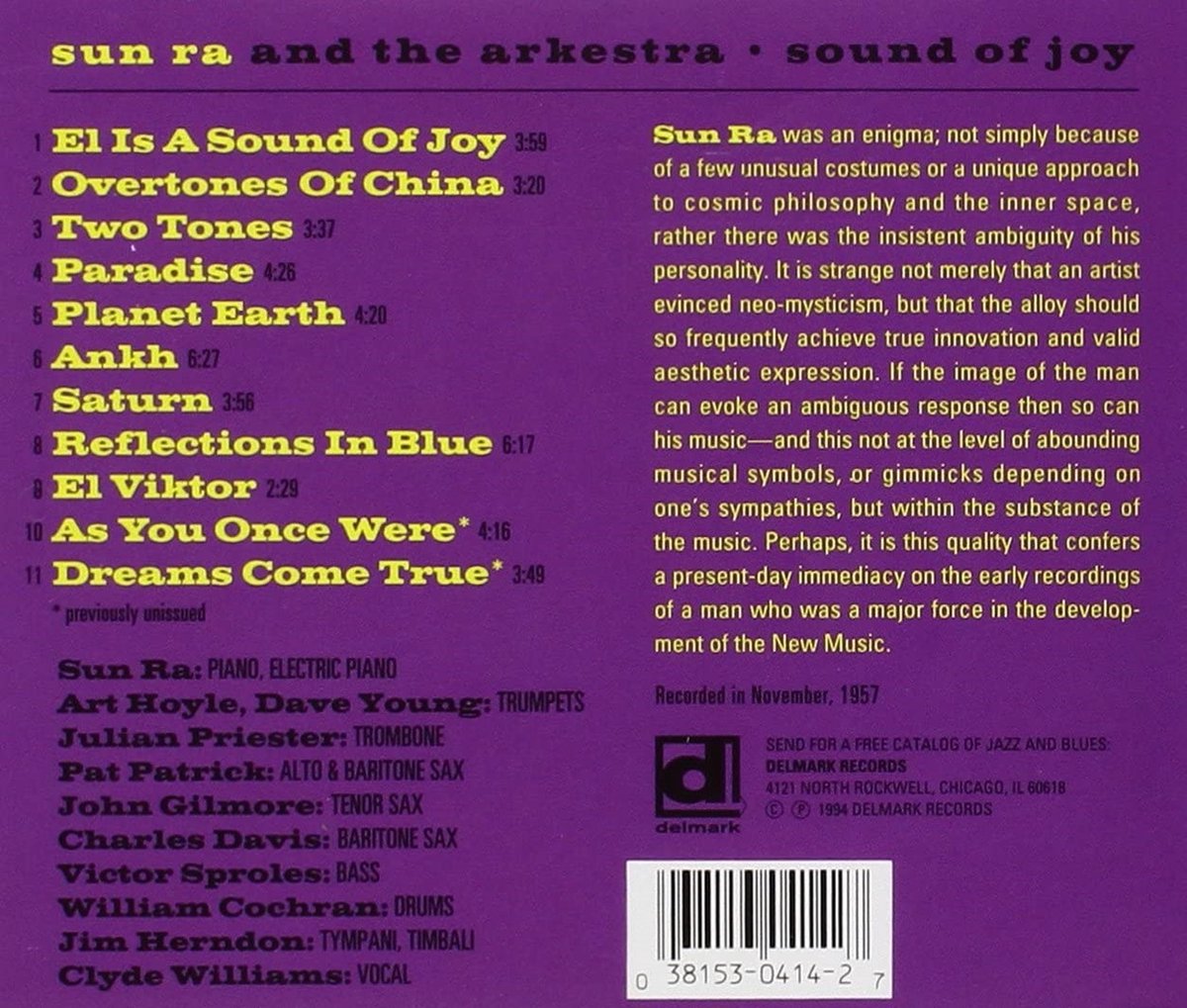 Sun Ra - Sound Of Joy (CD), Sun Ra & His Arkestra | Muziek | bol