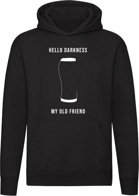 Hello darkness my old friend Hoodie - feest - drank - bier - alcohol ...