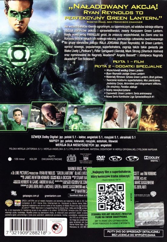 Green Lantern [2DVD] (Dvd), Blake Lively | Dvd's | bol.com