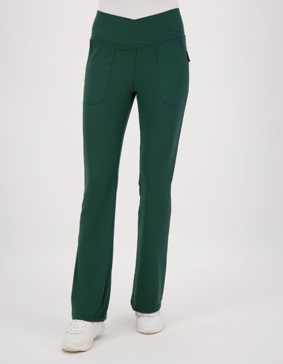 Groene Broek/Pantalon van Je m'appelle - Dames - Travelstof - Maat 44 ...