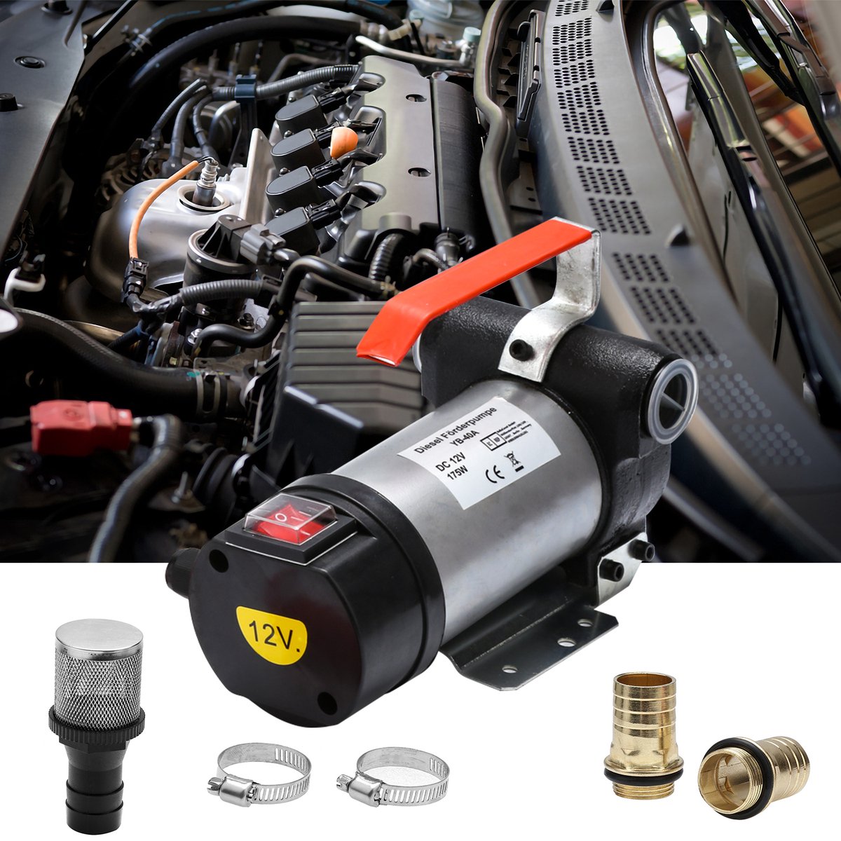 Dieselpomp -Oliepompen - 40 l/min - Hevelpompen -Elektrische Oliepomp ...