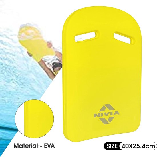 Nivia Hydro Kickboard (geel) | bol
