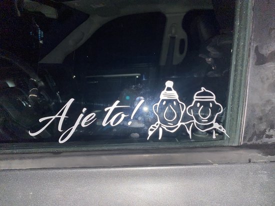 Aje Too Autosticker - Trekker, Klussen & Vrachtwagen Sticker - 28x9 | bol