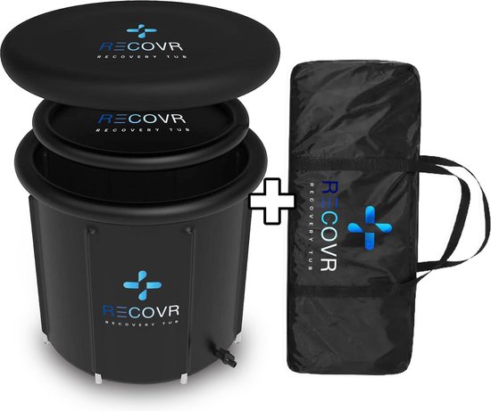 RECOVR - ijsbad - Inclusief thermometer - Opvouwbaar - Ice Bath - Zit ...