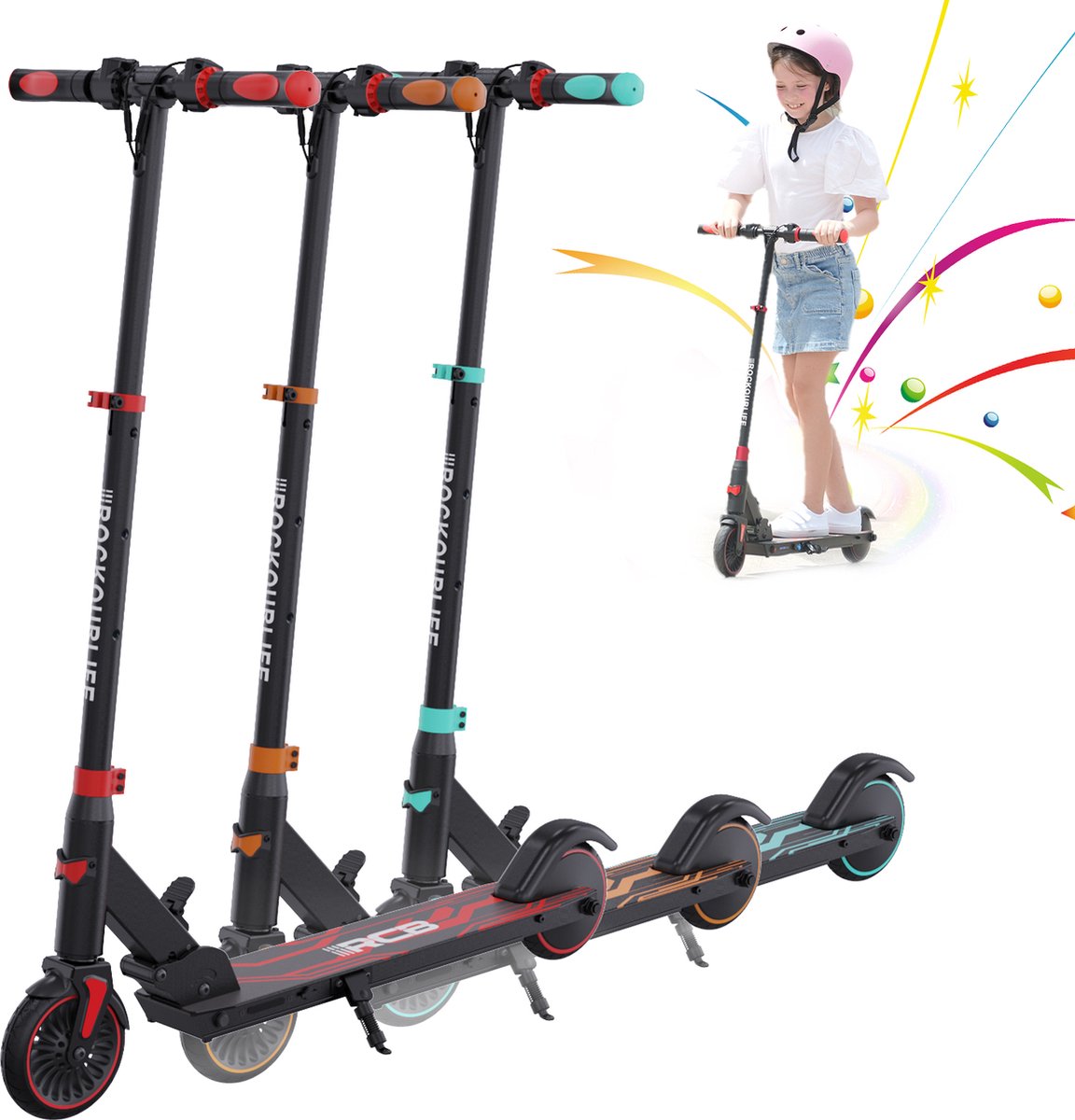 Elektrische Step Kinderen - Kinderstep Inklapbaar - 25v/6AH - 20km/u ...