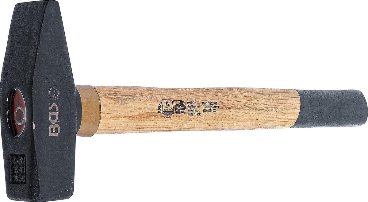 Bankhamer | houten steel | DIN 1041 | 1000 g | bol.com