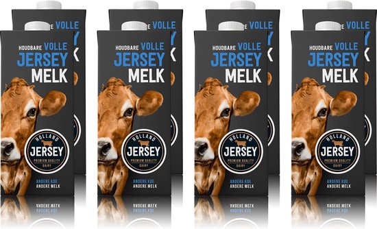 Holland Jersey - Volle Houdbare Jersey Melk - 8x1 ltr - Barista ...