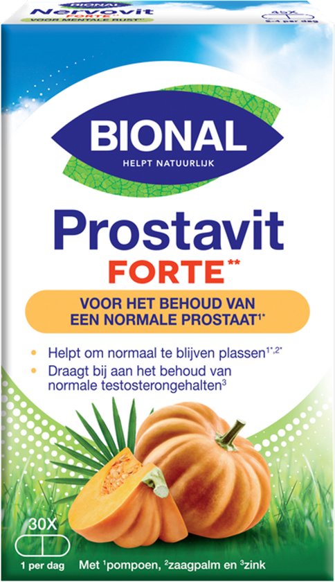 Bional Prostavit Forte - Supplement - Behoud normale prostaat en ...