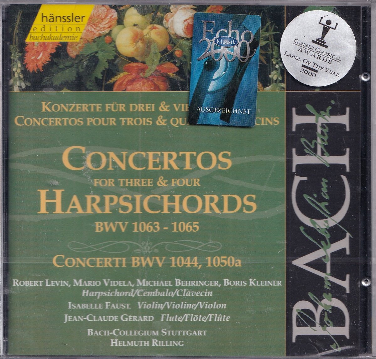 Concertos for three and four Harpsichord, BWV 1063-1065 - Bach ...