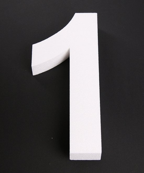 Piepschuim 15 cijfer 25 cm | bol