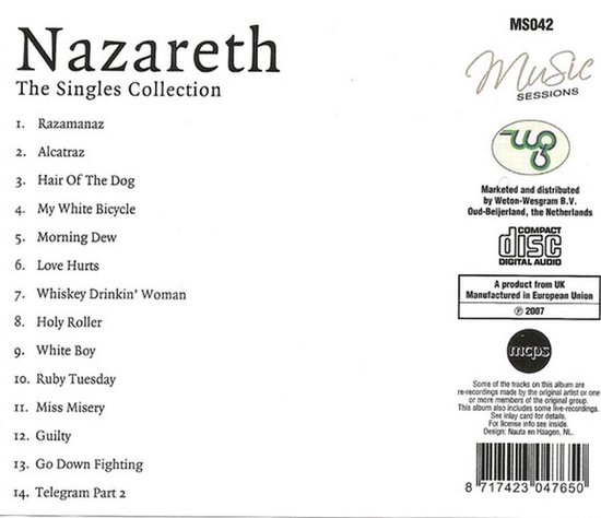 Singles Collection, Nazareth | CD (album) | Muziek | bol