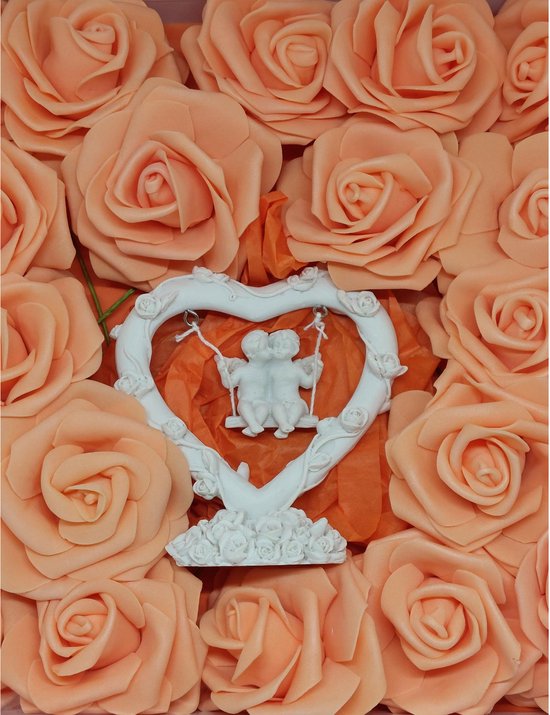 Roos Cadeau Doos Engel Schommel | Schommel beeldje | Cadeau | Liefde is ...