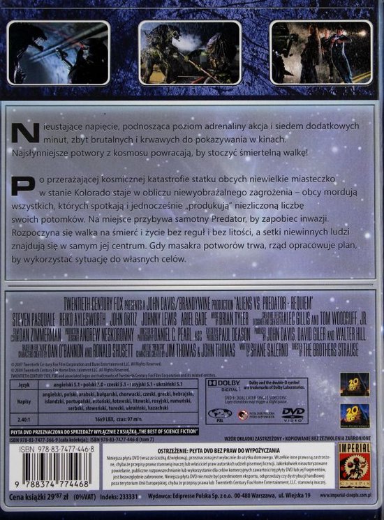 AVP2: Aliens vs. Predator 2 - Requiem [DVD] (Dvd), Reiko Aylesworth ...