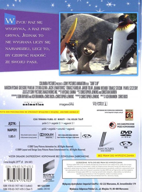 Surf's Up: Een Oceanimatiefilm [DVD] (Dvd), Jeff Bridges | Dvd's | bol