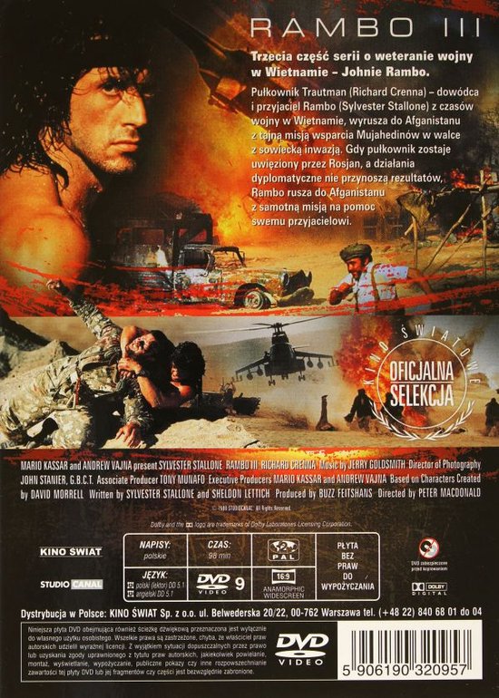 Rambo III [DVD] (Dvd), Sylvester Stallone | Dvd's | bol