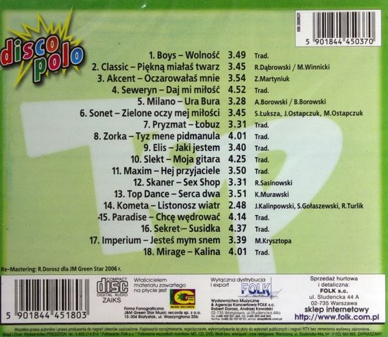 Top Super Przeboje Disco Polo vol.3 [CD], various artists | Muziek | bol