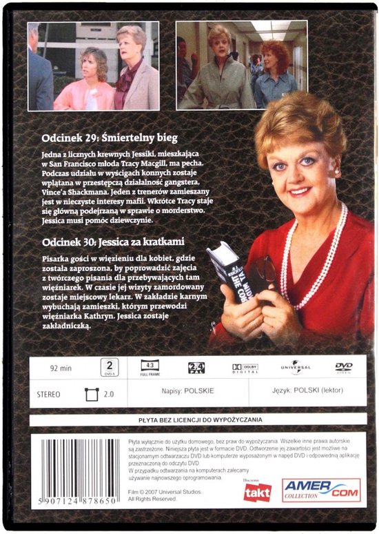 Murder, She Wrote: Jessica Behind Bars / Sticks and Stones [DVD] (Dvd ...