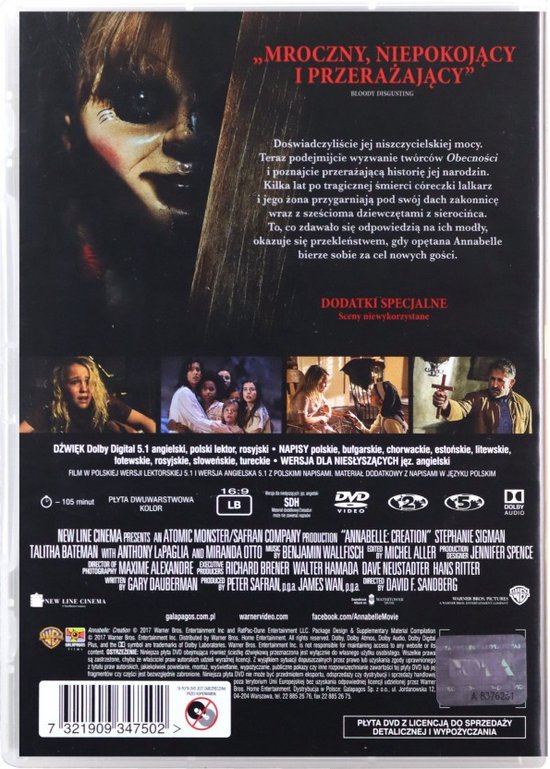 Annabelle: Creation [DVD] (Dvd), Alicia Vela-Bailey | Dvd's | bol